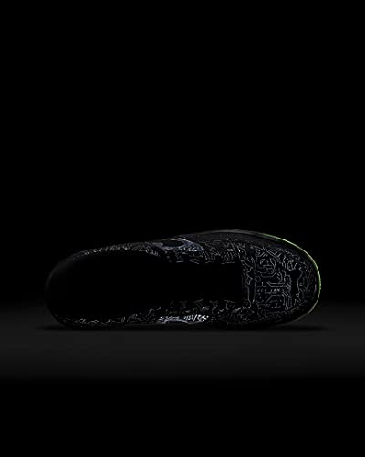 Nike Big Kid's Air Force 1 '06 "Space Jam Black/Black-Lt Blue Fury (DN1434 001) - 4