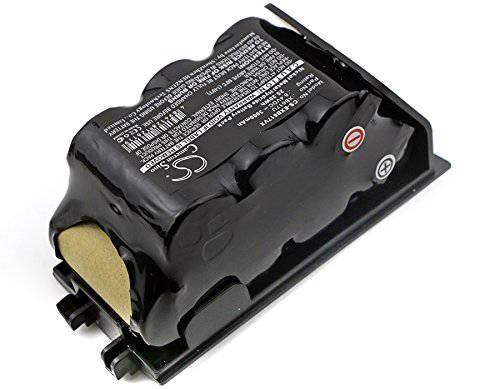 CameronSino Replacement Battery for Euro PRO XB617U, Shark XB617U Backup Battery 3000mAh / 25.20Wh /8.4V, Black