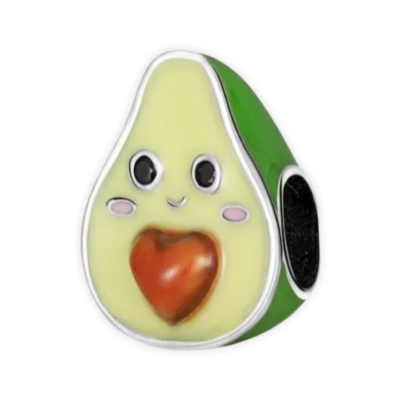 Cute Avocado charm 925 sterling silver fits Pandora