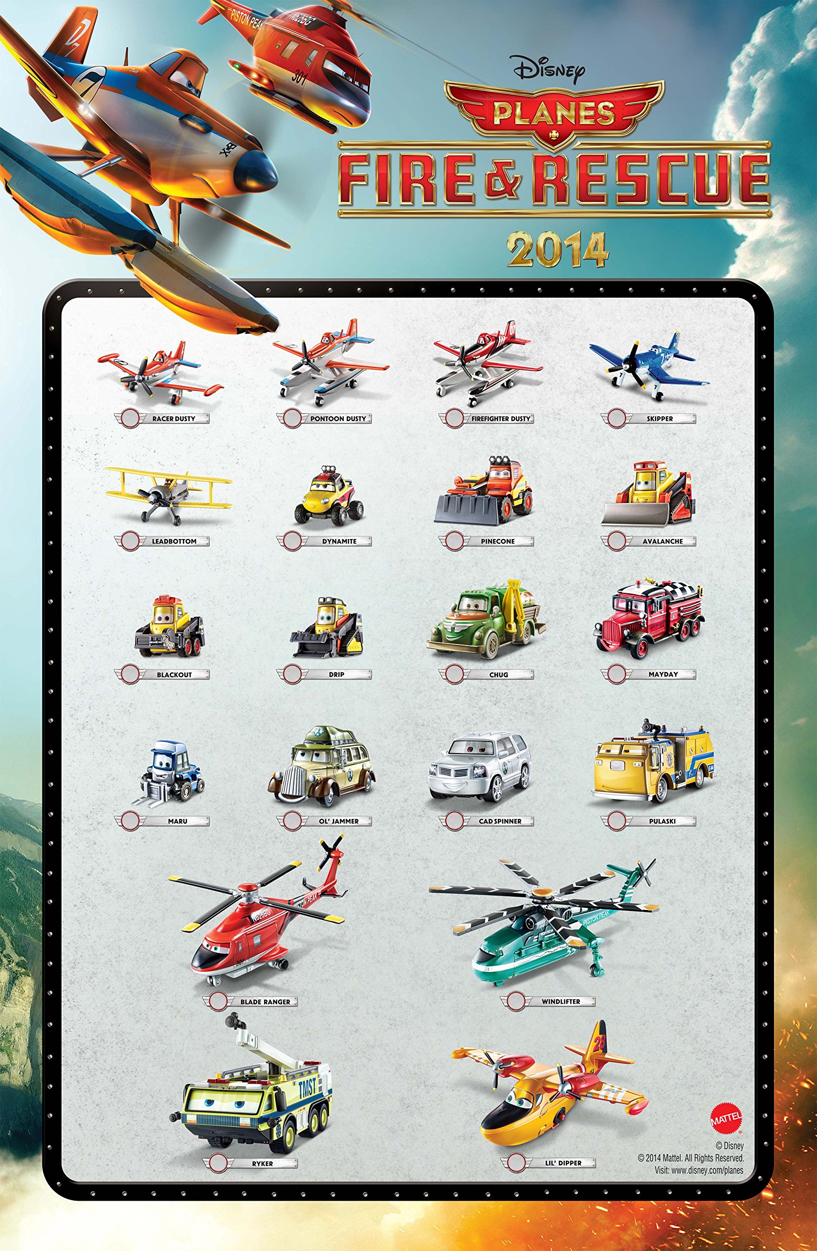 Mattel Disney Planes: Fire & Rescue Oversized Ryker Vehicle