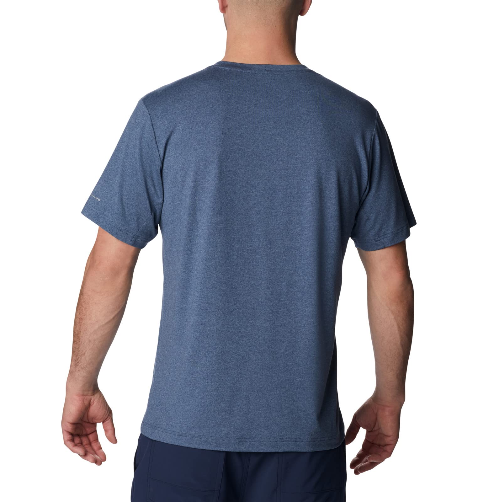 Columbia Men's Tech Trail Crew Neck, Dark Mountain Heather, 2X Tall
