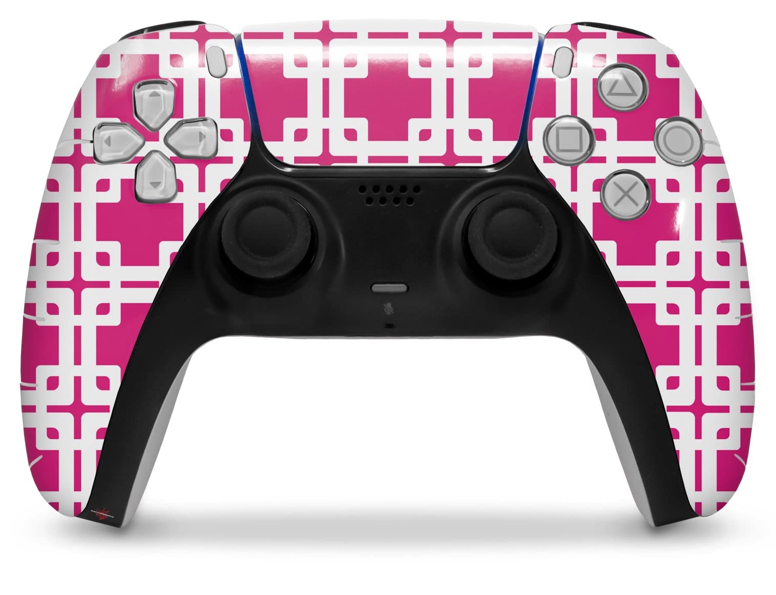 WraptorSkinz Skin Wrap compatible with Sony PS5 DualSense Controller Boxed Fushia Hot Pink (CONTROLLER NOT INCLUDED)