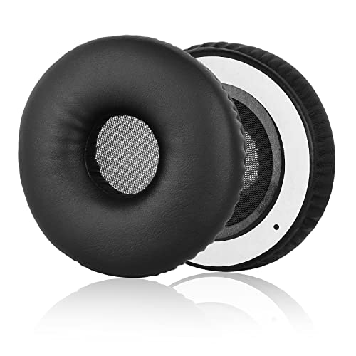 XB450 Earpads - JECOBB Replacement Ear Cushion Pads with Protein Leather and Memory Foam for Sony MDR-XB450, XB450AP, XB550AP On Ear Headphones ONLY ( NOT FIT Sony Other Series ) – Black