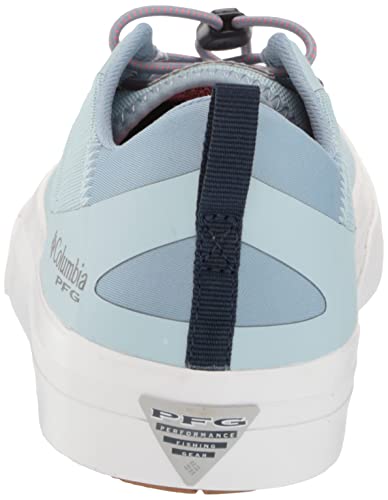 Columbia Women's Bonehead PFG Boat Shoe, Mountain Mist/Collegiate Navy, 8.5