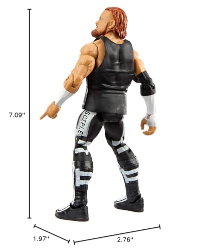 WWE Murphy Elite Collection Action Figure, 6-in/15.24-cm Posable Collectible Gift for WWE Fans Ages 8 Years Old & Up