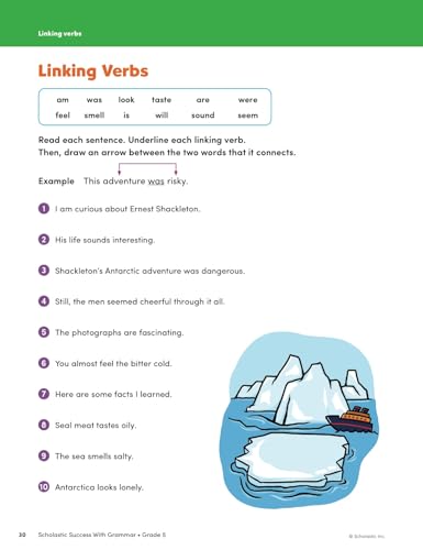 Scholastic Success with Grammar Grade 5 Workbook