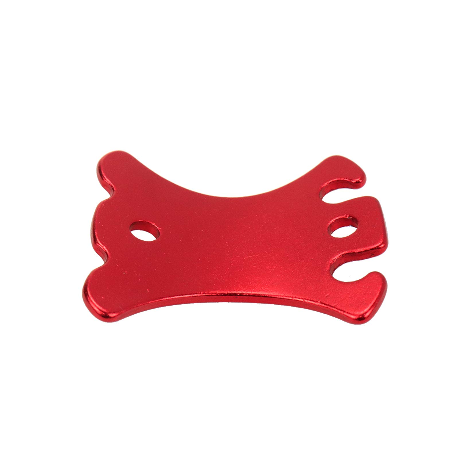 Dasunny Aluminum Alloy Guyline Cord Adjuster, Tent Wind Rope Tensioners for Camping Hiking Backpacking Outdoor Activities, Pack of 10 (Red Anodized)