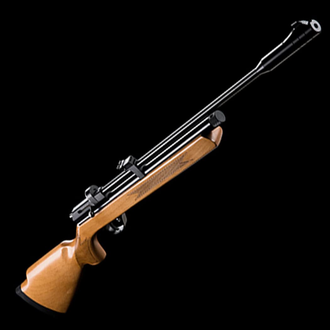Defender Xtreme 5.5mm Caliber Air Gun Rifle .22 Caliber Wooden Finish with Metal Barrel