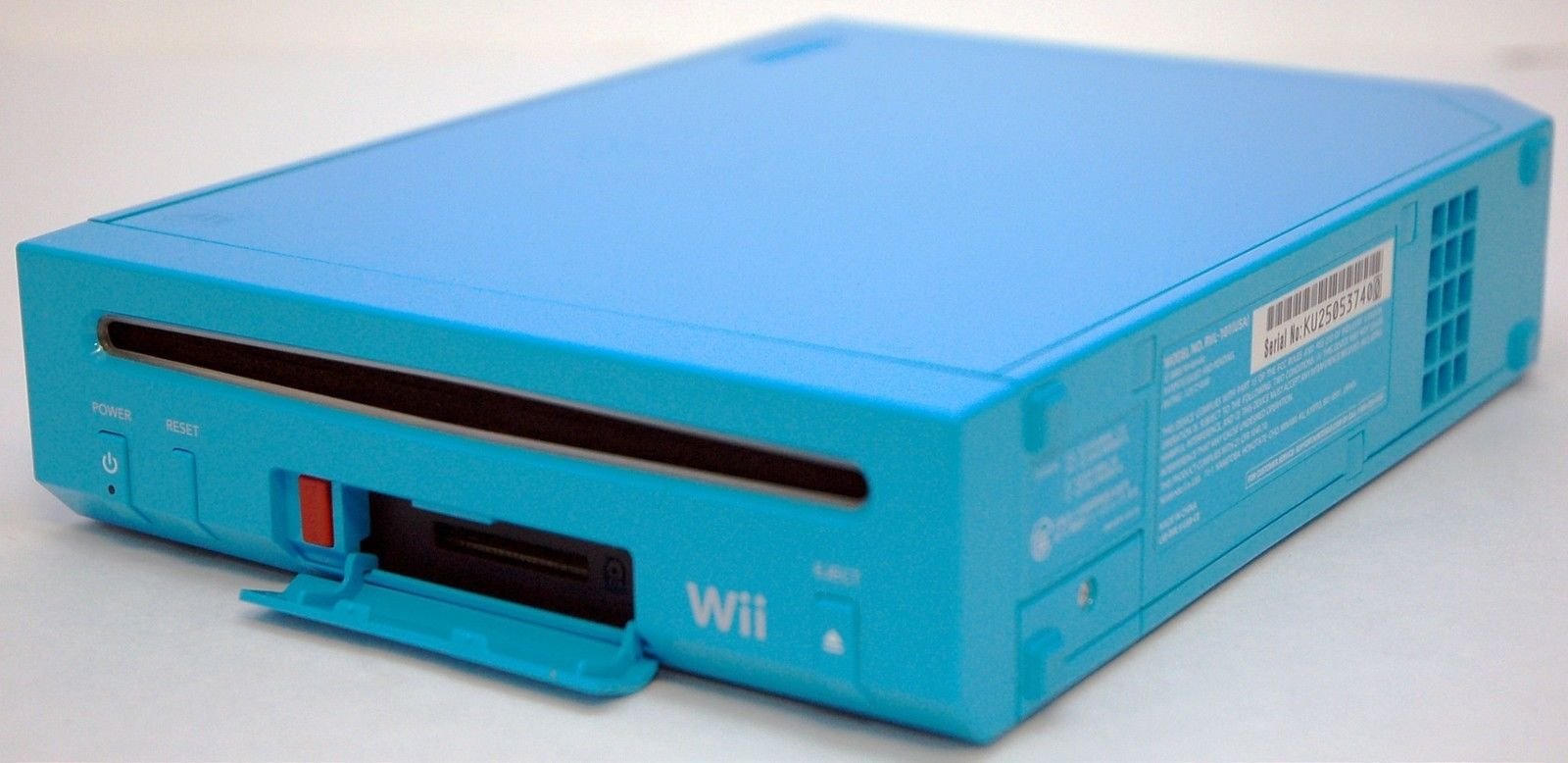 Nintendo Wii Limited Edition Blue Video Game Console Home System RVL-101