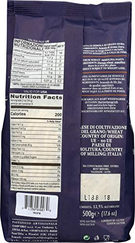 Camp'Oro Le Regionali Trofie Pasta Pack of 4 Bag