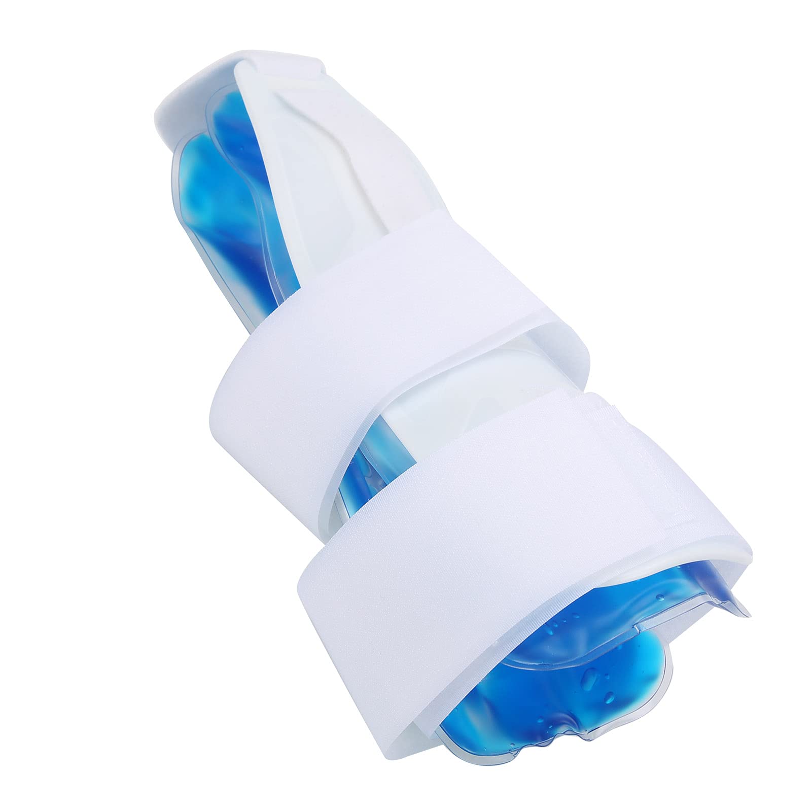 CUTULAMO Sprain Ankle Support, Fixed Ligament Cold and Hot Compress Adjustable Ankle Splint for Sports Arena for Ligament Strain for Ankle Injury(white)