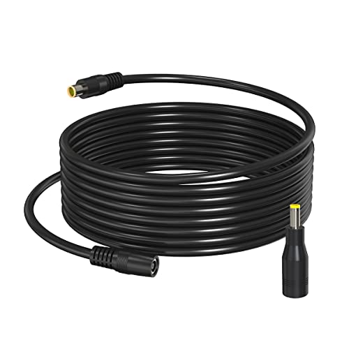 ELFCULB 14AWG DC 8mm Extension Cable DC 8mm Male to Female Adapter Connector Solar Panel Cable Compatible with Jackery GZ for Portable Power Station Solar Generator and Solar Panel(20FT)