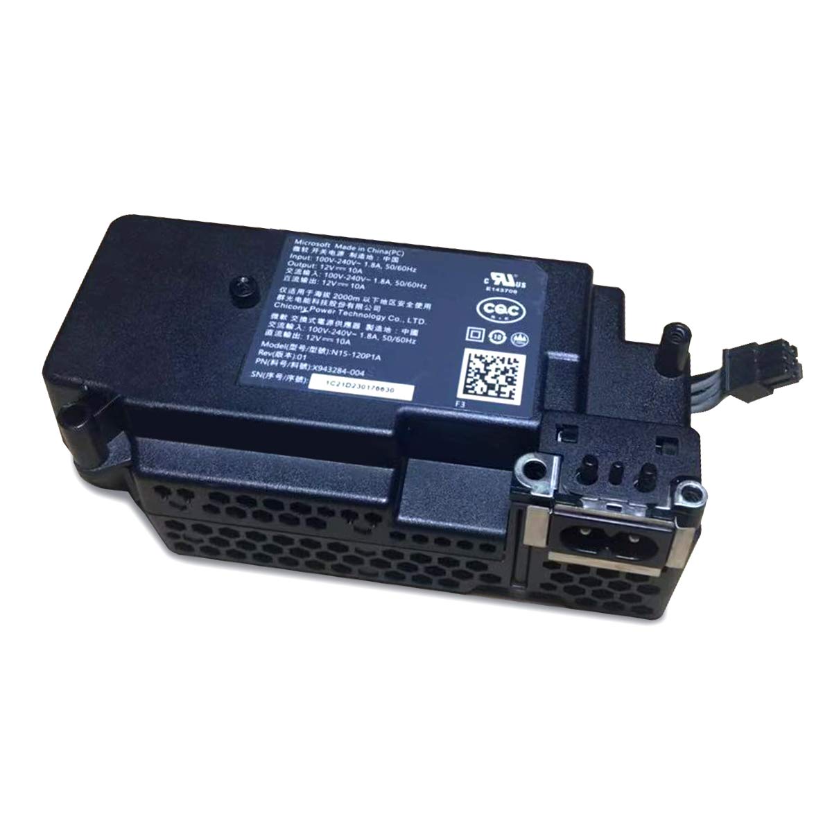 Colorgo Replacement Internal Power Supply AC Adapter Brick PA-1131-13MX N15-120P1A for Xbox One S (Slim) 1681 Part Number: X943284-004 X943285-005 X943285-004
