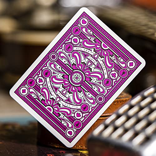 theory11 The Beatles Premium Playing Cards - Pink Deck Officially Licensed Collector's Cards