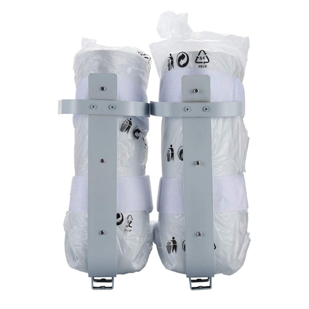 Comfort Universal Leg Support for Motorized Pedal Exerciser and Exercise Bike, White, 1 Pair