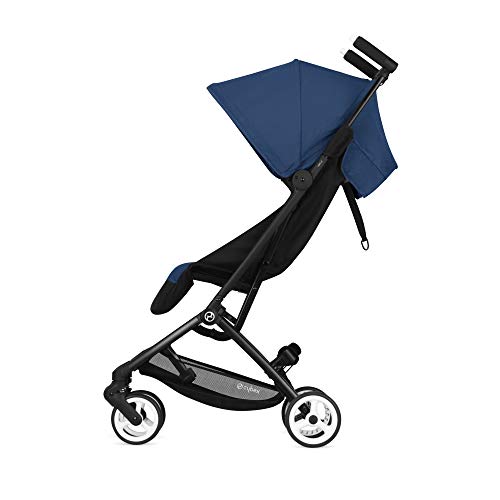 CYBEX Libelle Stroller, Ultra-Lightweight Stroller, Small Fold Stroller, Hand Luggage Compliant, Compact Fits CYBEX Car Seats (Sold Separately), Infants 6 Months+, Navy Blue