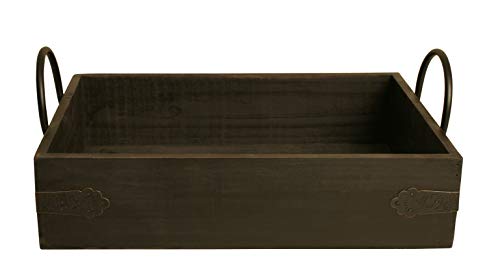 Wald Imports 8539/SM Wood Tray, 12 Inch, Brown