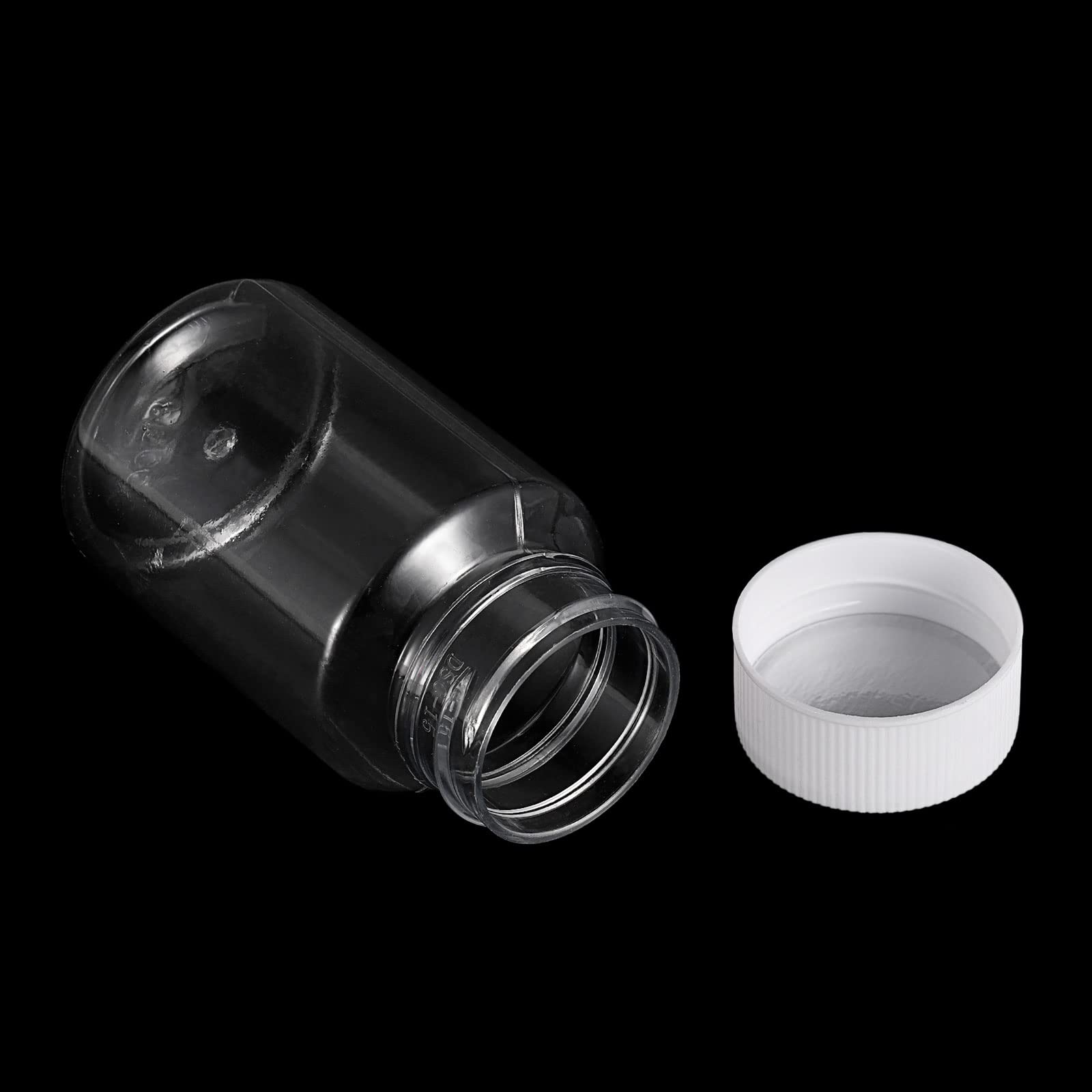 PATIKIL 30ml 1 Oz Wide Mouth Reagent Bottle, 30 Pack Storage Bottles Plastic Sample Containers for Home Laboratory