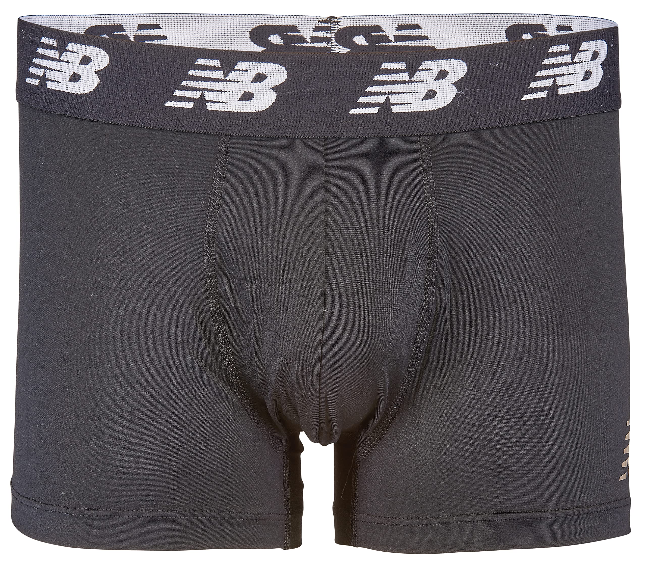 New Balance Men's 3" Premium Performance Trunks (3 Pack), Pigment/Pigment Woodgrain/Black, Medium