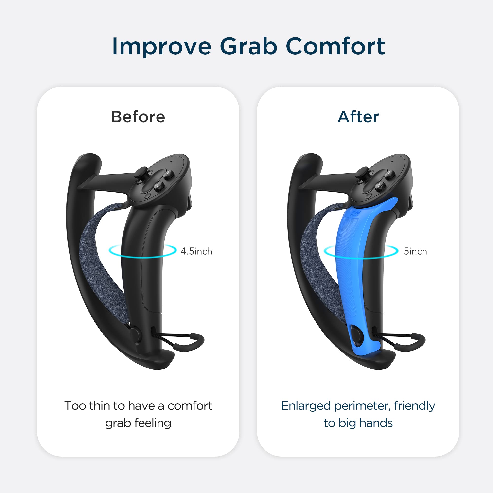 Controller Grips Cover and Tripod Stand for Base Station HTC Vive/Valve Index/Rift