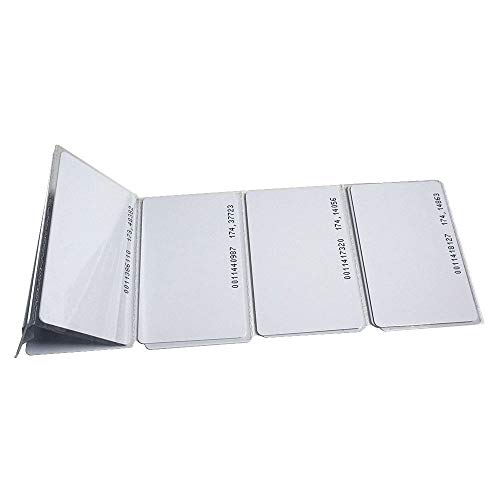 Meikuler 125Khz RFID Proximity Cards, 0.8mm ID Card for Door Entry Access Control System and Attendance, Read only (30)