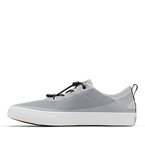 Columbia Men's Bonehead PFG Boat Shoe, Steam/Black, 11