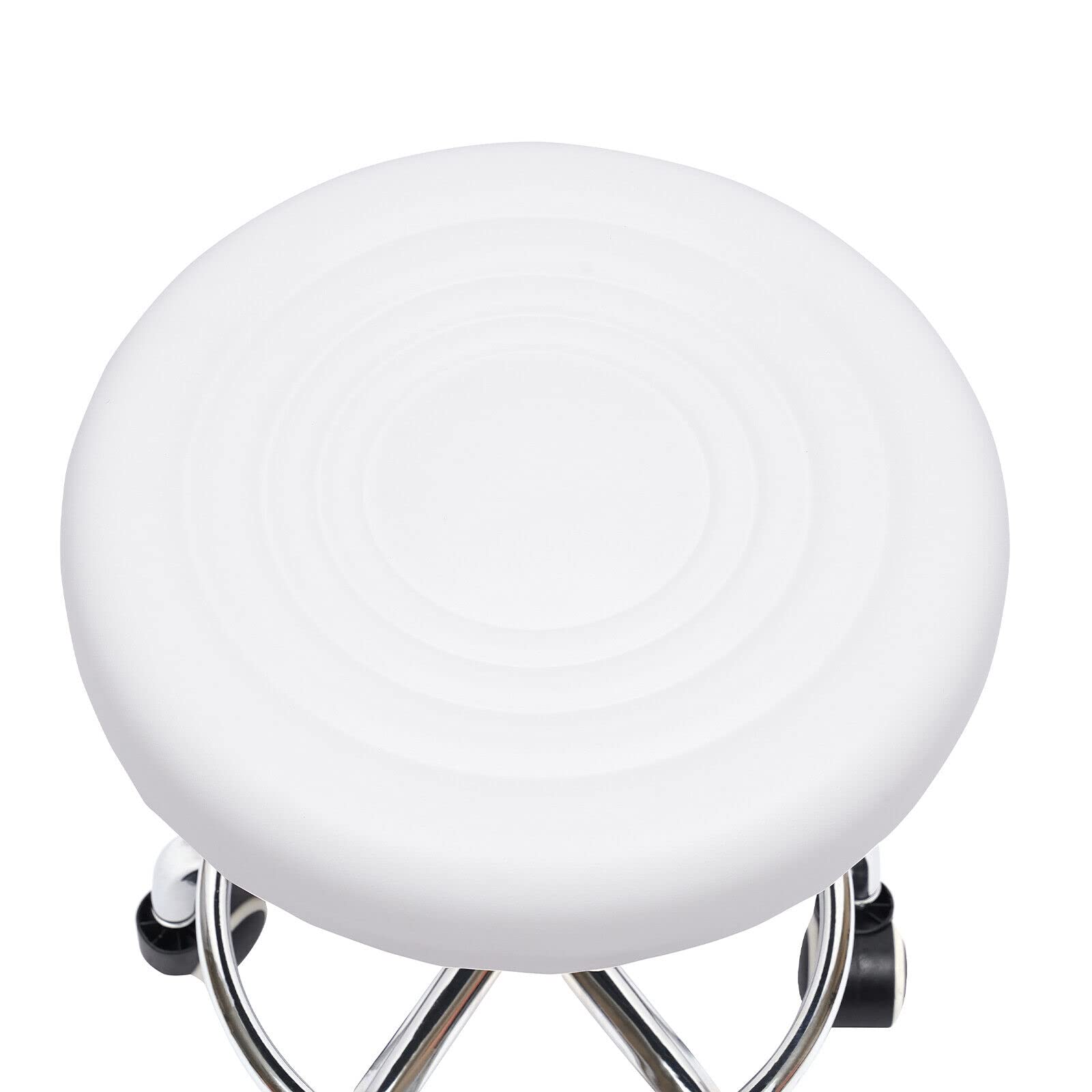 ETKEGHIP Hydraulic Stool Adjustable Height with 5 Wheels, Rolling Stool Swivel Chair for Office Medical Salon Tattoo Kitchen Massage Work