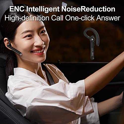 ESSONIO Headphones Bluetooth earpiece Wireless Headphones with mic Cell Phone Noise Canceling earpiece Hands-Free Headsetā¦