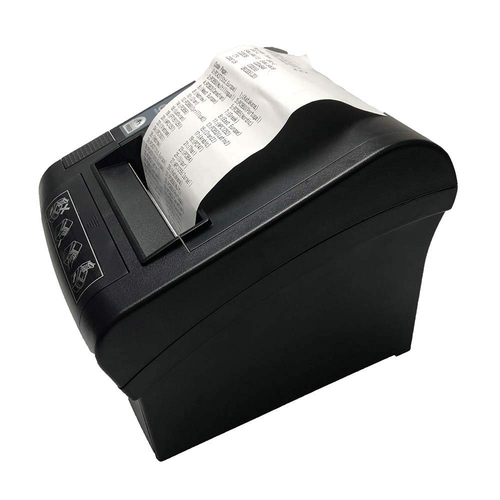 NETUM 80mm Thermal Receipt Printer, WiFi POS Printer with Auto Cutter, USB Serial Ethernet LAN Port Support Cash Drawer ESC/POS