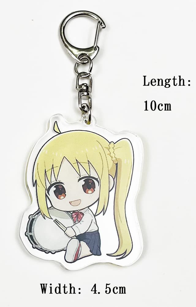 DAANAH 6Pcs the Rock Keychains Cosplay Cute Cartoon Anime Keyrings