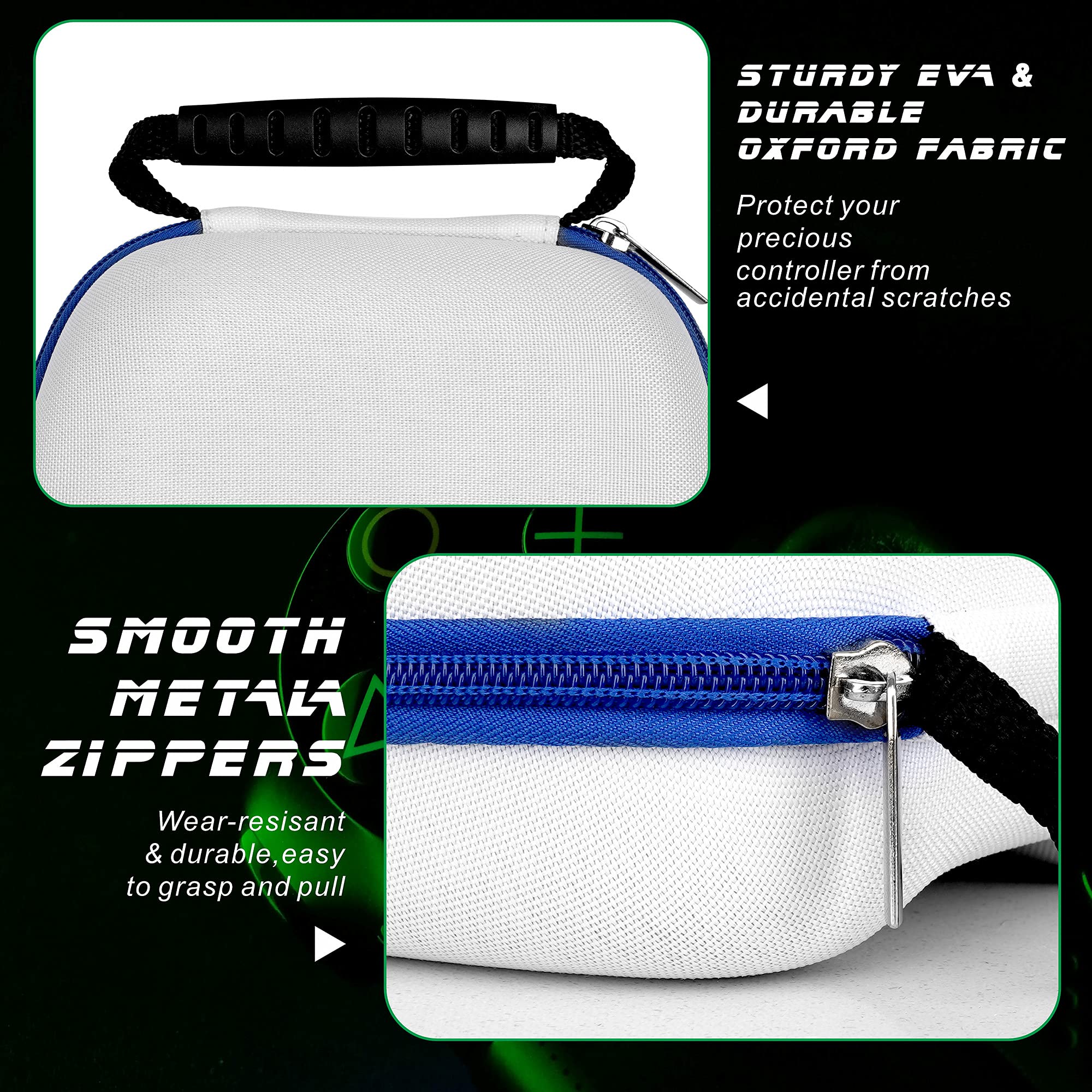 Controller Case for Ps5 Controller, Xbox Controller Carrying Case, Xbox Series X/s, Eva Carrying Case Game Controller Protective Hard Shell for Sony Playstation 5 Dualsense Wireless Controller 2020