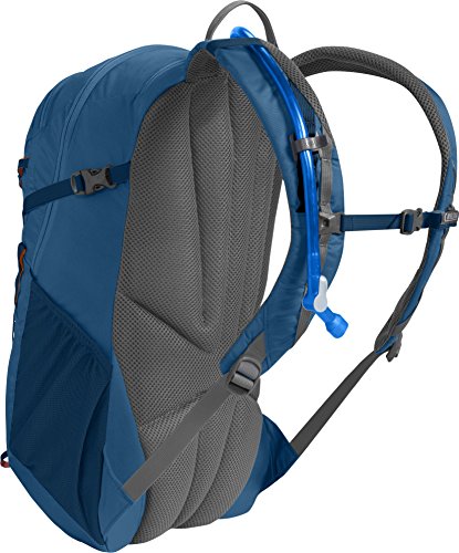 CamelBak Cloud Walker 18 Crux Reservoir Hydration Pack, Grecian Blue/Pumpkin, 2.5 L/85 oz