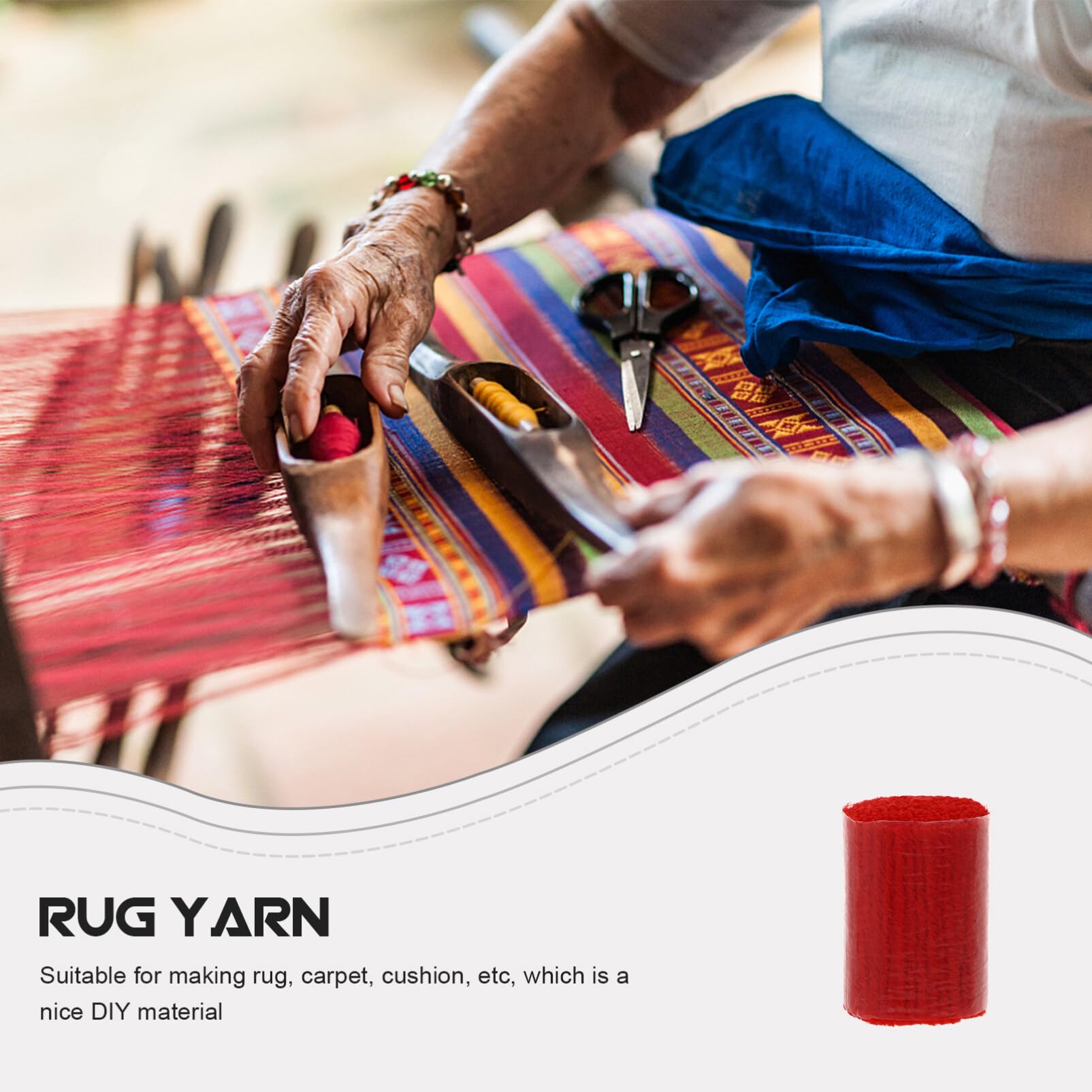 Carpet Embroidery Yarn Bulk Yarn Knitting Kits for Carpet Rug 10 Rolls Blanket Yarn for Crocheting Arts Crafts Sewing Yarn Knitting Crafts Yarns Embroidery Carpet Yarns