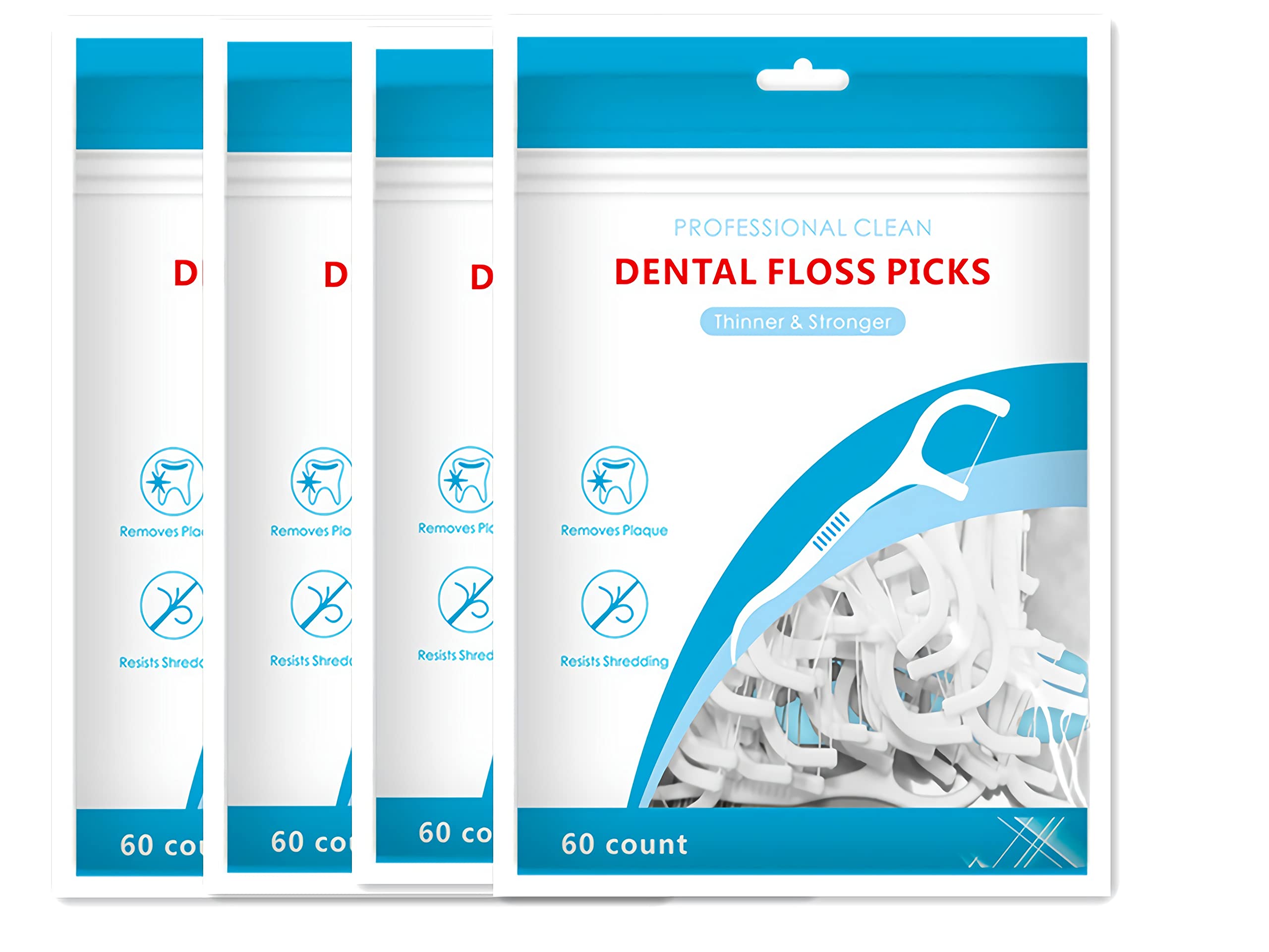 Dental Floss，Dental Floss Picks,Glide Dental Floss - 240 Count in a Box of 4