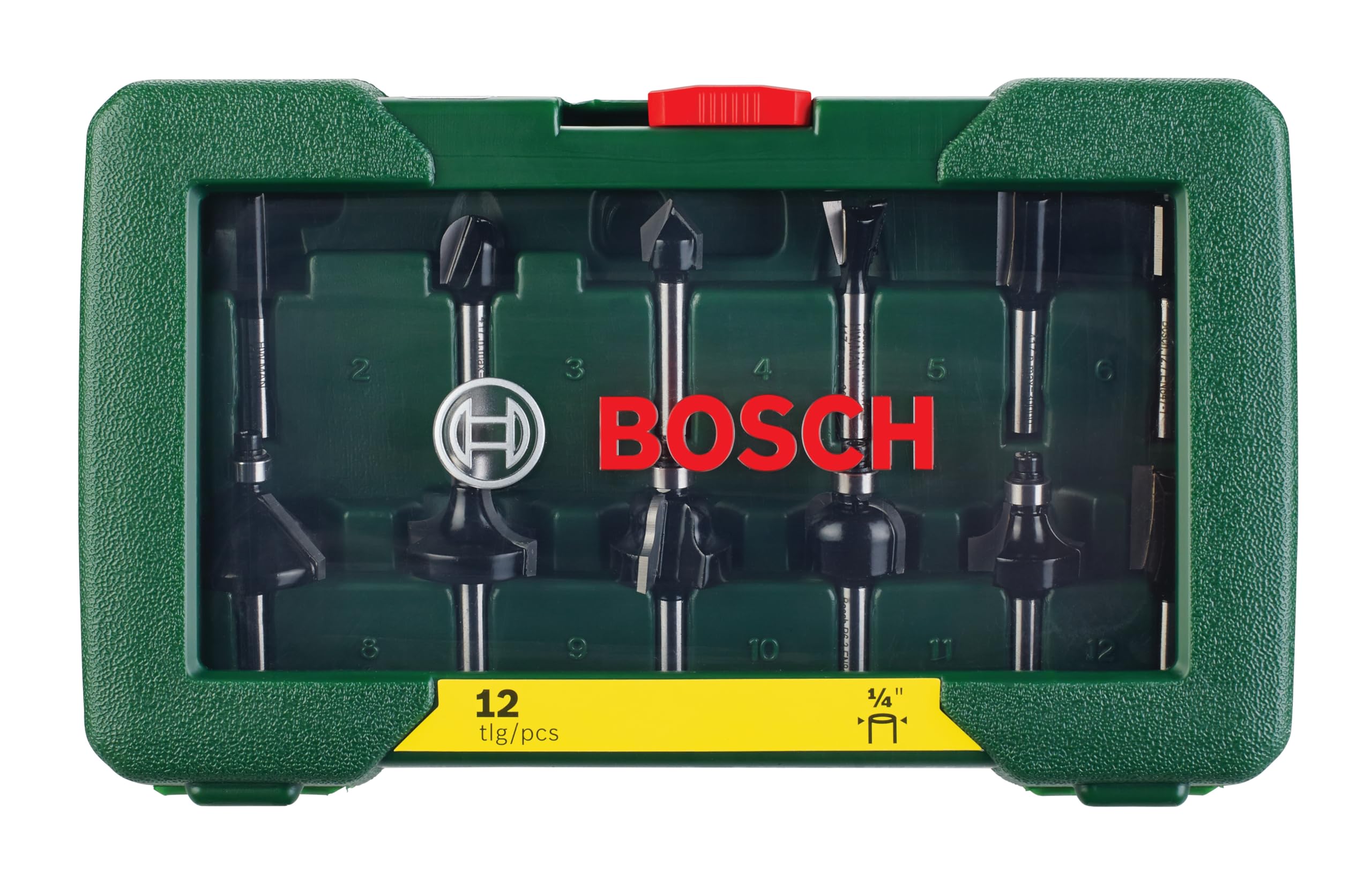 Bosch 2607019465 Routing Drill Bit Set 12 Pcs