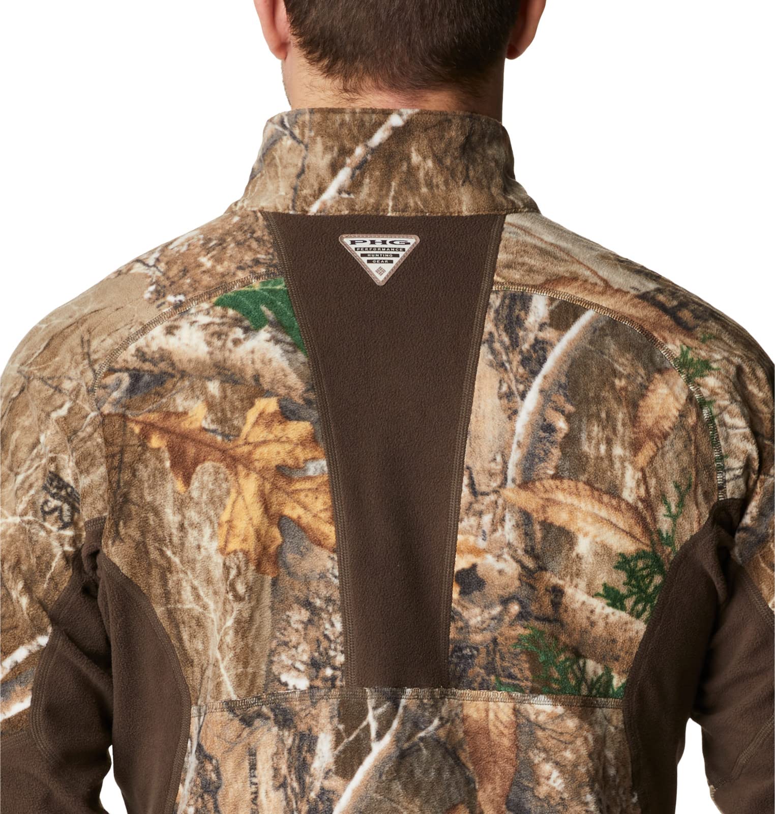 Columbia Men's Trophy Rack Omni Heat Helix Fleece 1/4 Zip, Realtree Edge, XX-Large