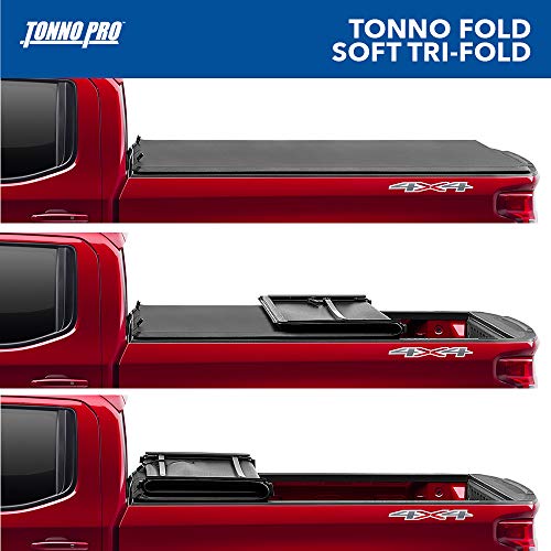 Tonno Pro Tonno Fold, Soft Folding Truck Bed Tonneau Cover | 42-103 | Fits 2004 - 2012 Chevy/GMC Colorado/Canyon 6' 1" Bed (72.8")