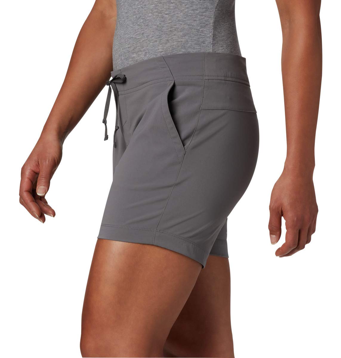 Columbia Women's Anytime Outdoor Short Shorts, City Grey, 4x5