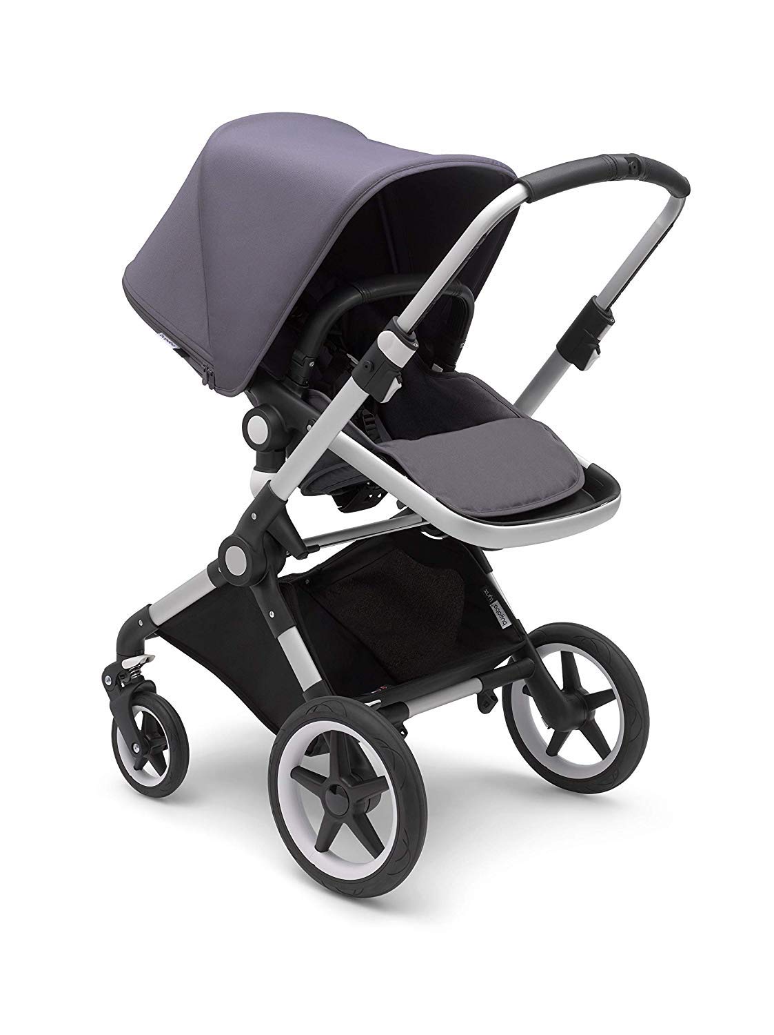 Bugaboo Lynx - The Lightest Full-Size Baby Stroller - All-Terrain with an Effortless Push and One-Handed Steering - Compatible with Bugaboo Turtle One by Nuna Car Seat - Alu/Steel Blue