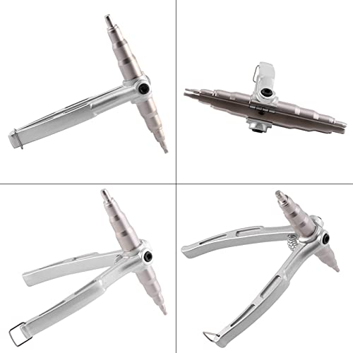 TOPINCN Tube Expander, Stainless Steel Manual Copper Tube Expander Universal Hand Refrigeration Tools Air Conditioner Maintain Repair Tube Expander