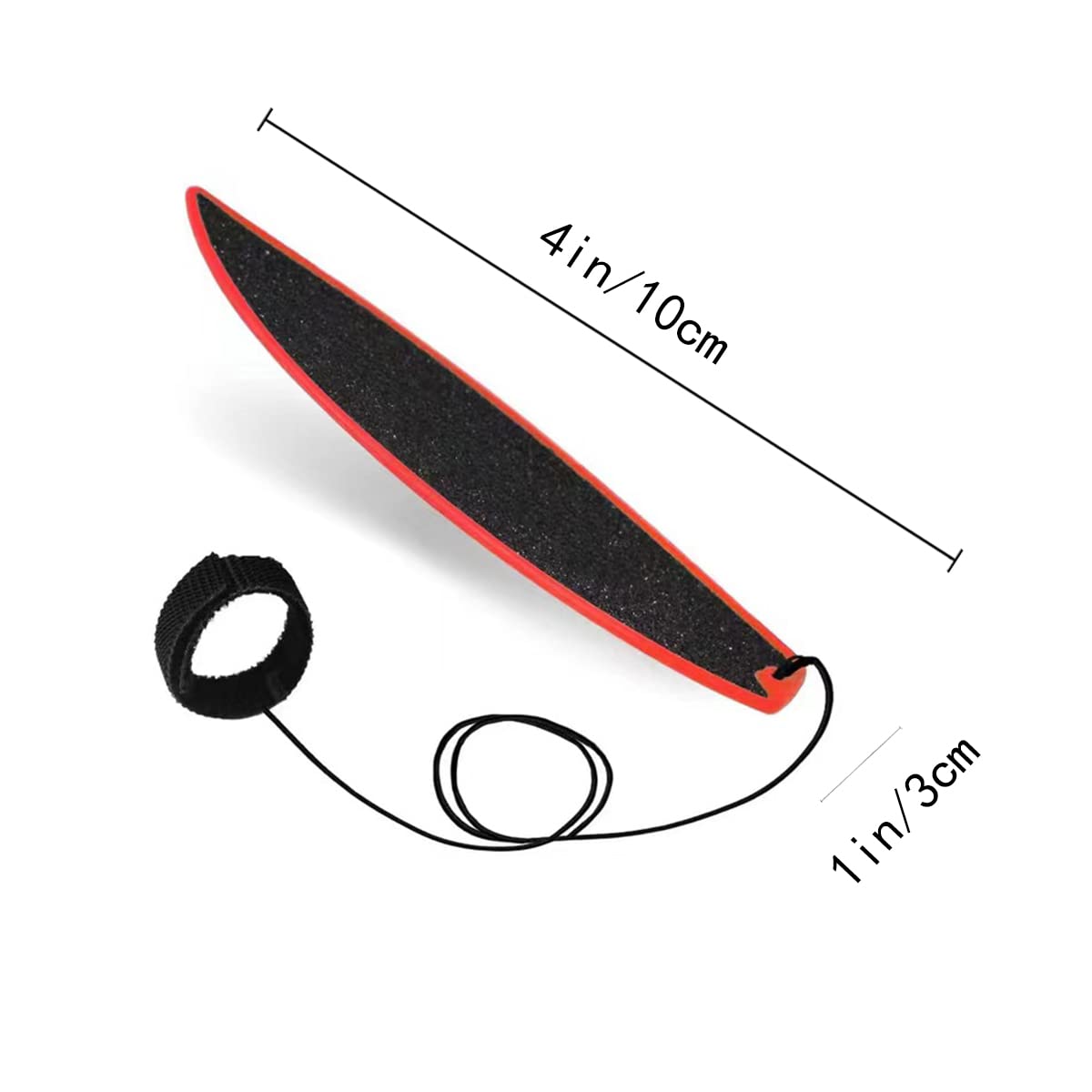 DALUHE Finger Surfboard, Mini Surfboard for Those Looking to Hone Their Surfing Skills, Finger Surfboard for Car Ride,Wind Deck Finger Surfboard, Window Surfboard, Wind Surfboard Fingerboard (red)