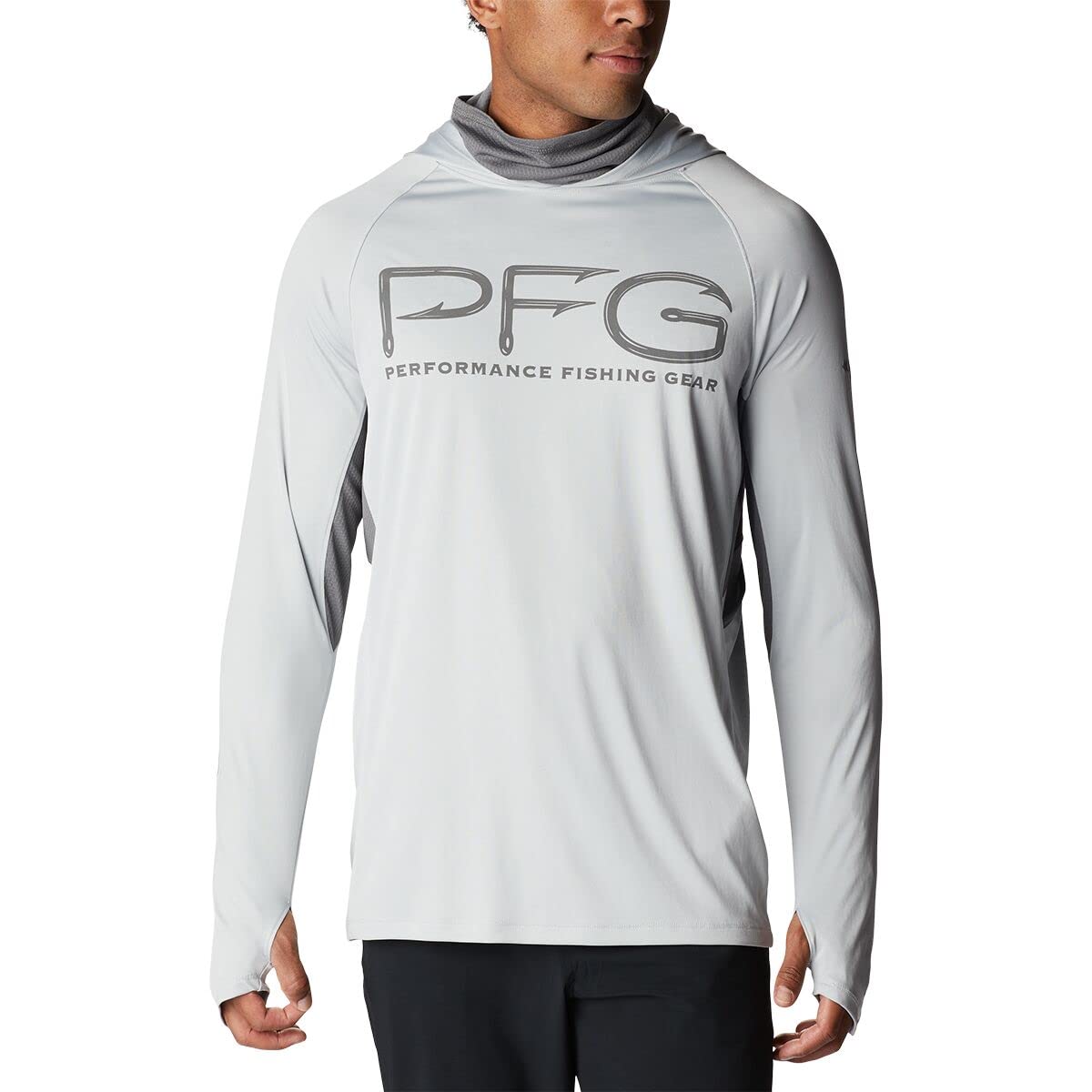 Columbia Men's Terminal Tackle Vent Hoodie, Cool Grey/City Grey, X-Large