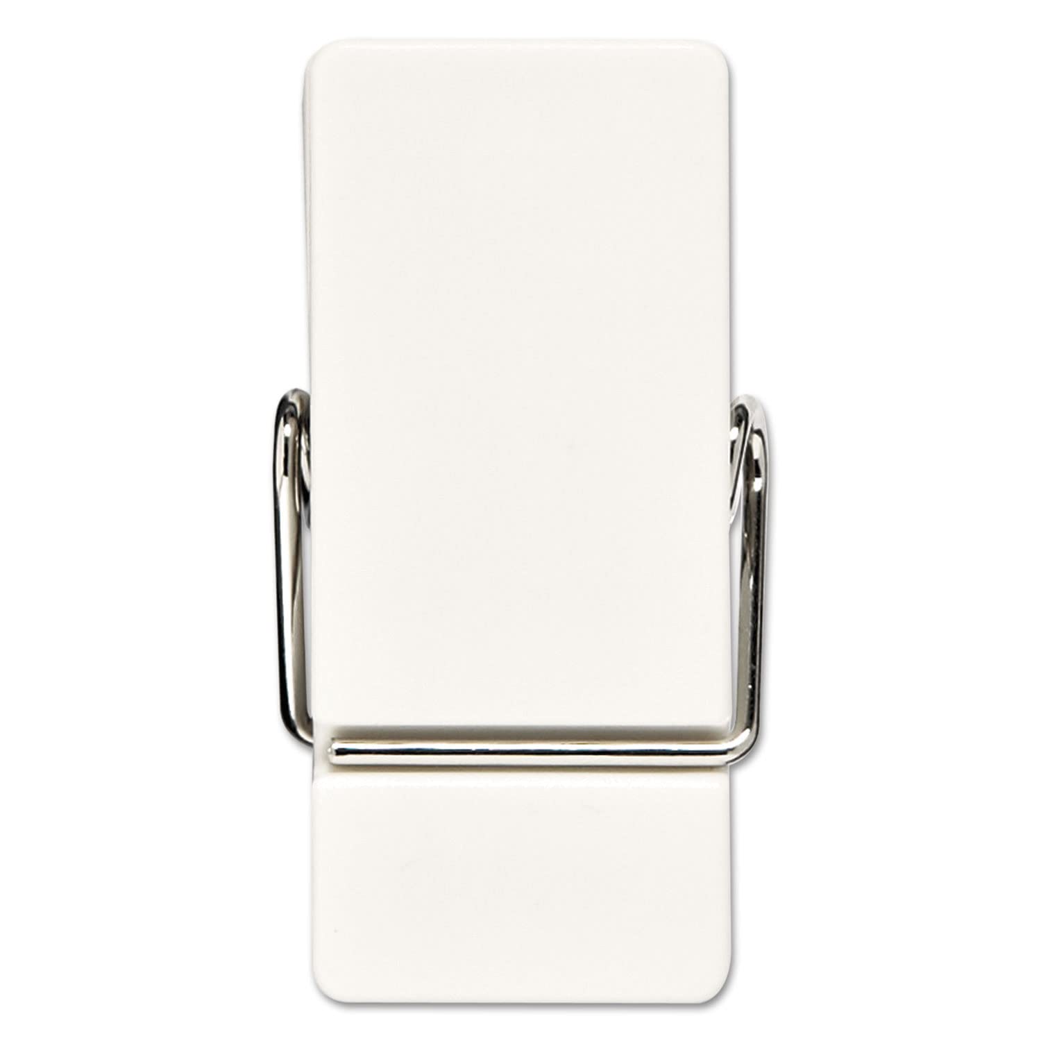 Command Spring Hook, 3/4w x 5/8d x 1 1/2h, White, 8 Hooks/Packs