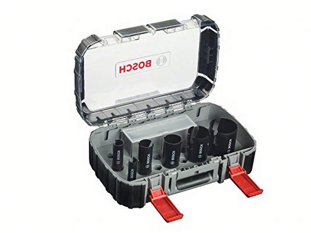 Bosch 2608580871 Multi Construction Hole Saw Set for Plumbers, Black/Grey
