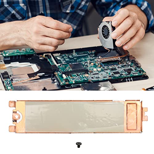 Garsentx Nvme M.2 NGFF SSD Cooler Hard Drive Cover, SSD Cooler Replacement Cover for Nvme M.2 NGFF SSD XPS 15 9500 9510 9520 Precision5550 5560 Right SSD