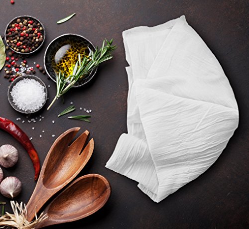 ZOYER Flour Sack Towels (28" x 28", 12 Pack) - 100% Cotton Dish Towels - Tea Towels Multi Purpose Kitchen Towels -Ultra Absorbent Bar Towels-Kitchen Linen Set.