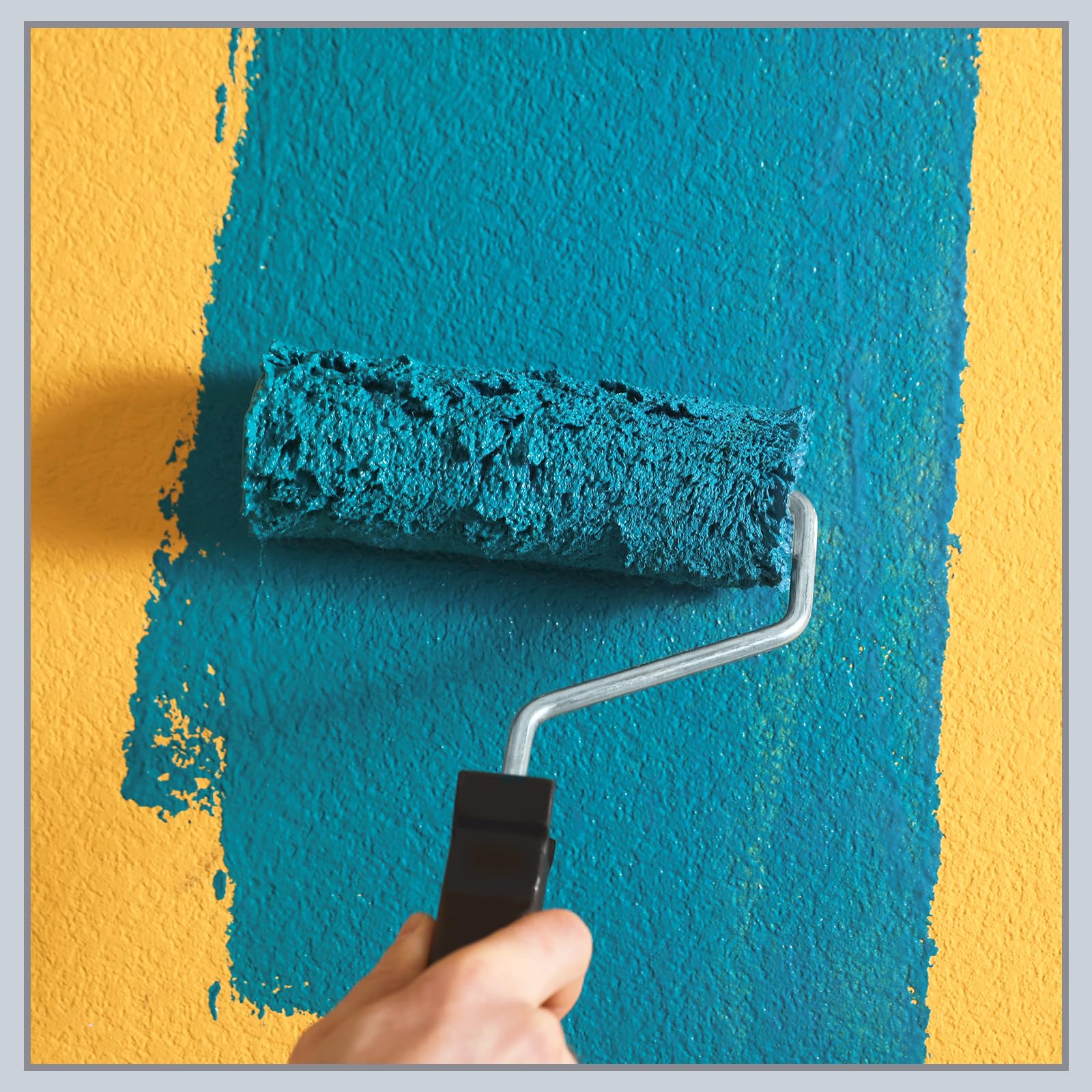 Innconee Self Adhesive Crack Tape 1.5'' x 32' Textured Roll Crack Tape Paintable for Walls, Diatom Mud Finish Texture Tape for Drywall Crack Repair
