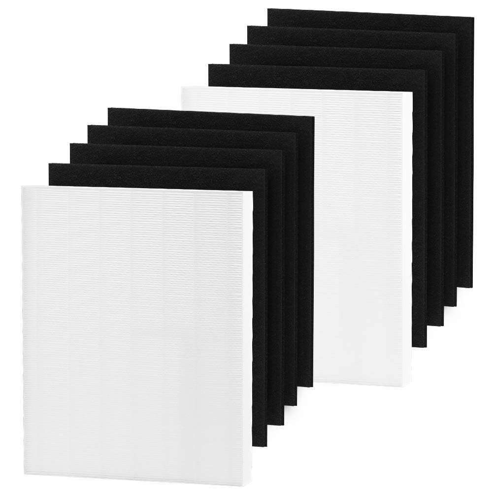 D480 Replacement Filter D4 Compatible with Winix D480, 2 Ture HEPA and 8 Activated Carbon Filters Item Number 1712-0100-00, D4 Filter