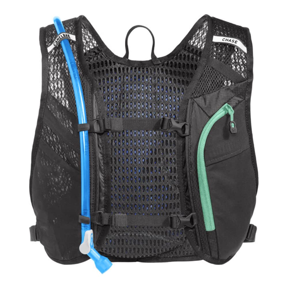 CamelBak Women's Chase Bike Hydration Vest 50 oz, Charcoal/Lake Blue