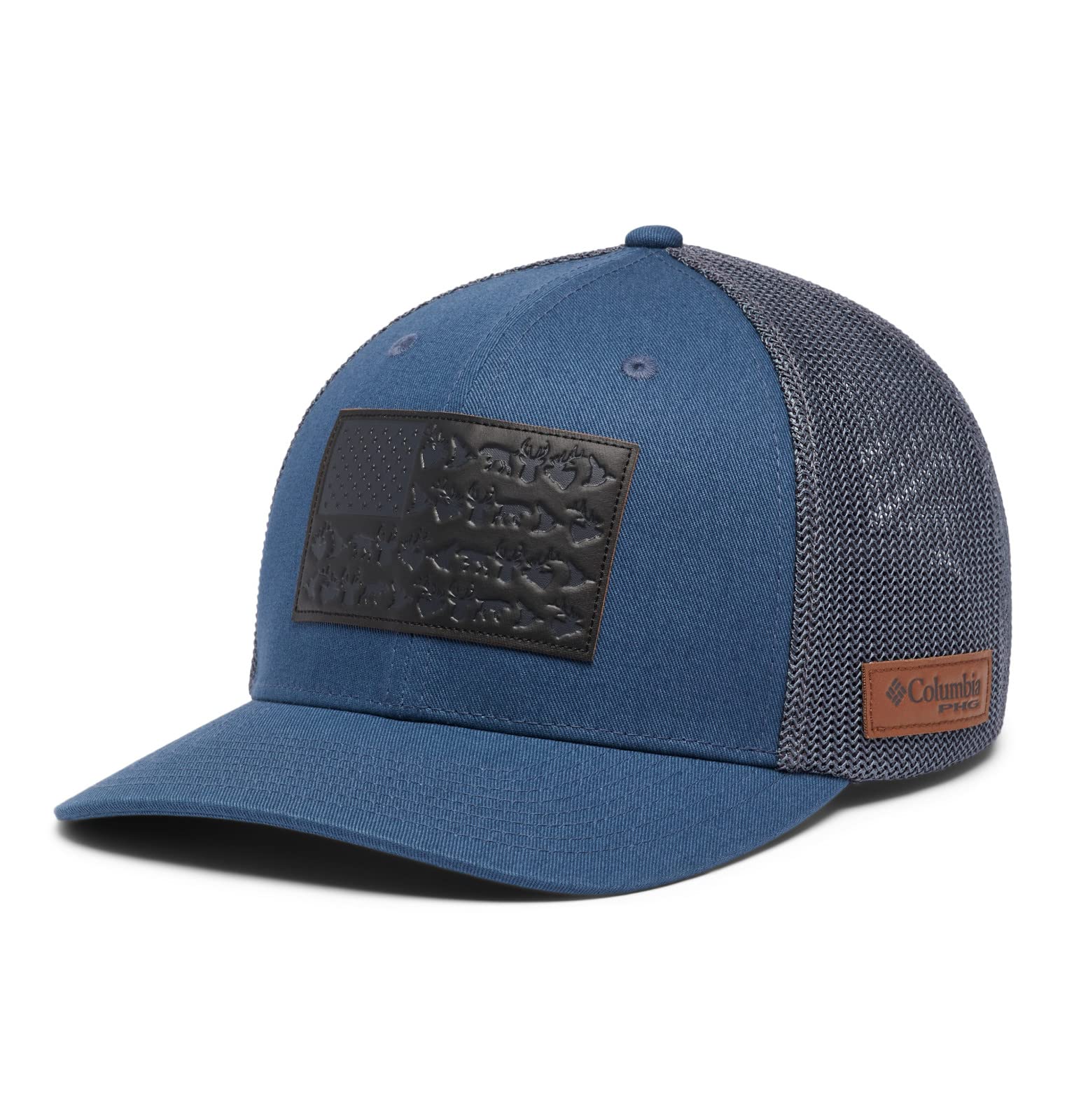 Columbia Unisex PHG Roughtail Game Flag Ball Cap - Mid, Zinc, Large/X-Large